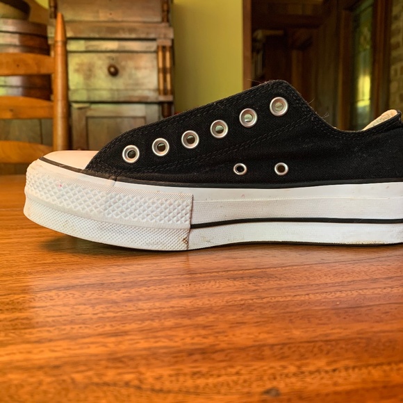 Converse | Shoes | Single R Converse Chuck Taylor Black Platform ...